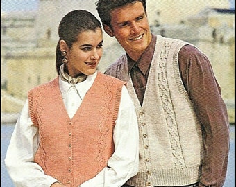 90s Knitting Pattern - Etsy UK
