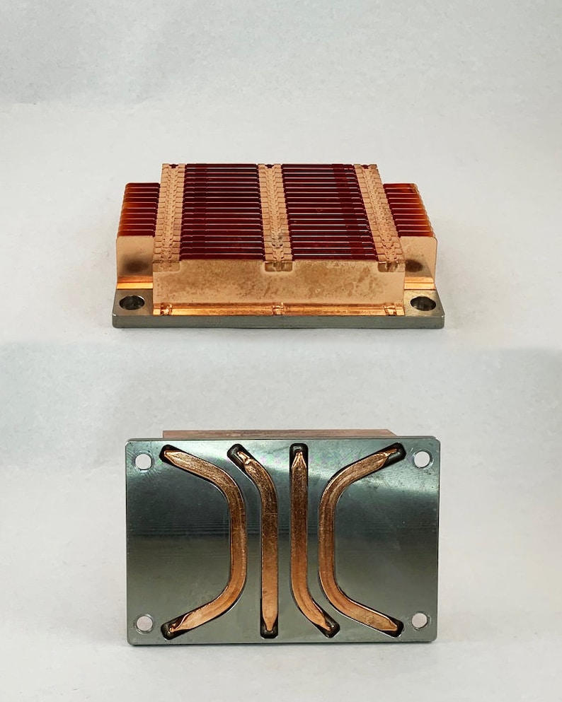 GPU Heatsink Cooling Kit With Copper Heatsink, 80mm Fan Grill, 4ft ...