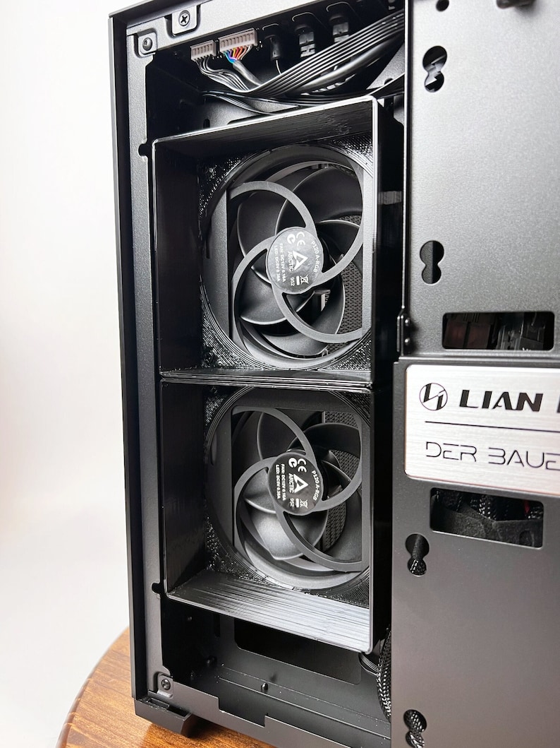 Lian Li O11 Air Mini Side Exhaust/intake 120mm Fan Adapter Kit (set of ...