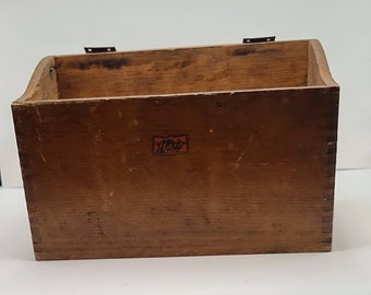 Solid Wood File Box - Etsy