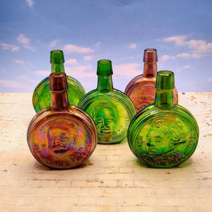 Vintage Mini WHEATON PRESIDENT BOTTLE ~ President Collectible Bottles ...