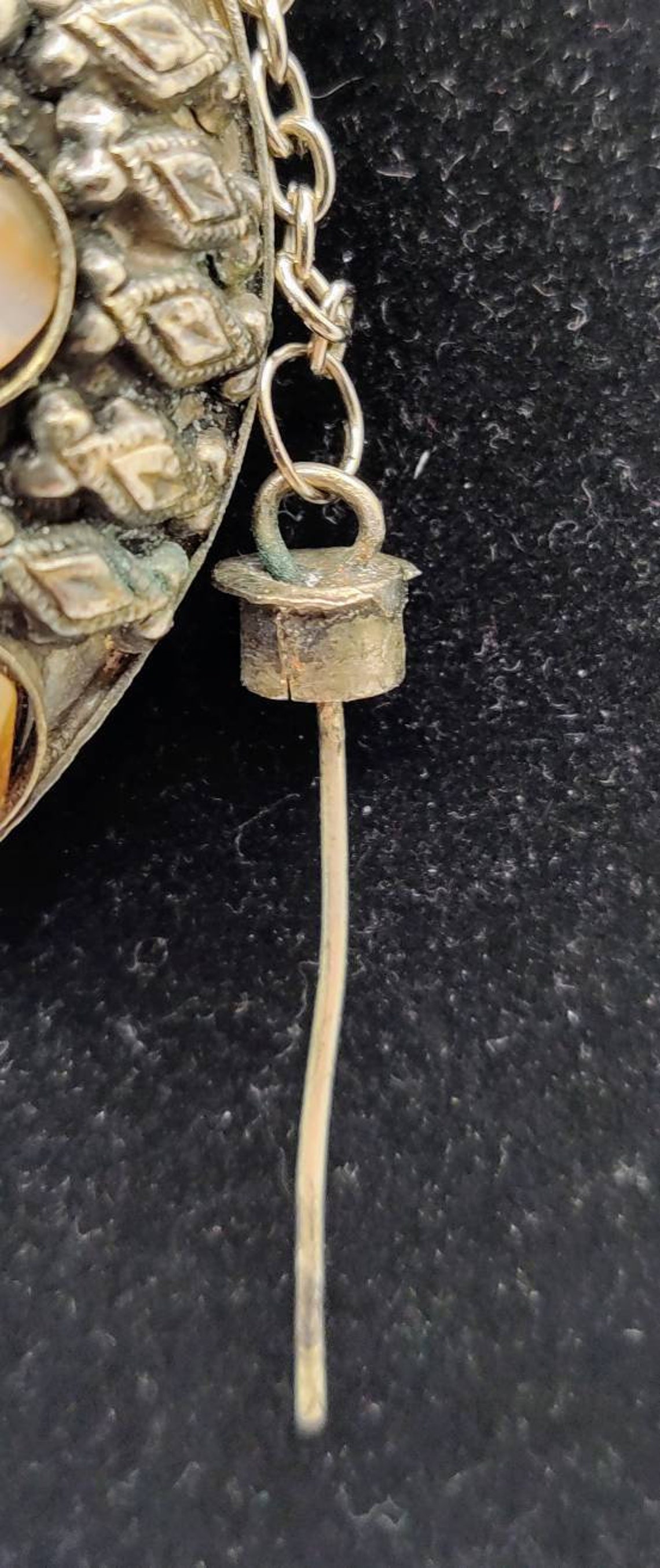 VINTAGE SNUFF PENDANT Tibetan snuff pendant Jeweled | Etsy