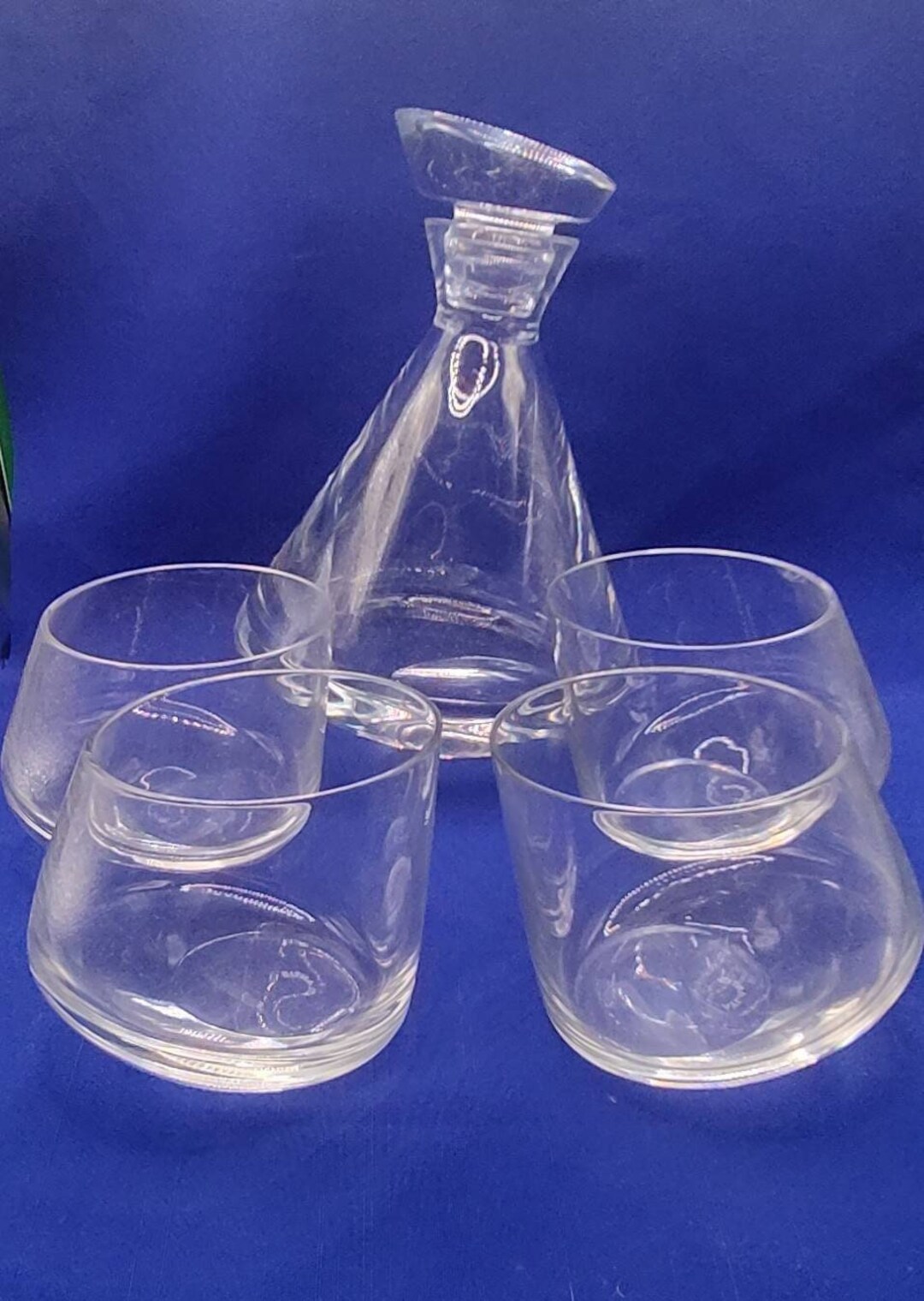Atlantis Zanzibar Crystal Whisky Decanter With 4 Glasses Vista Alegre ...