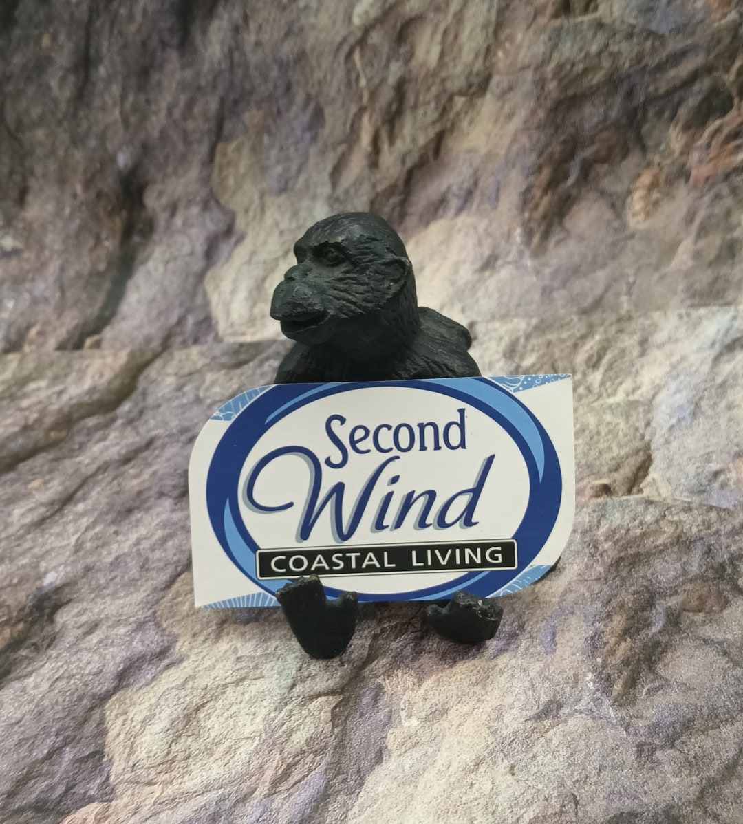 MONKEY BUSINESS CARD Holder solid Free Shipping - Etsy