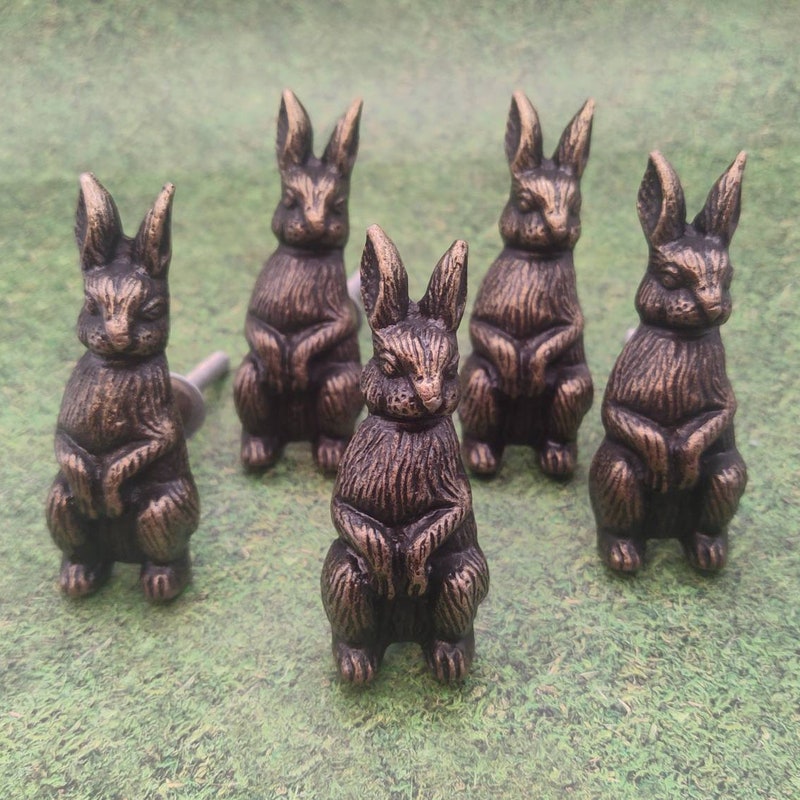 Rabbit Knobs - Etsy