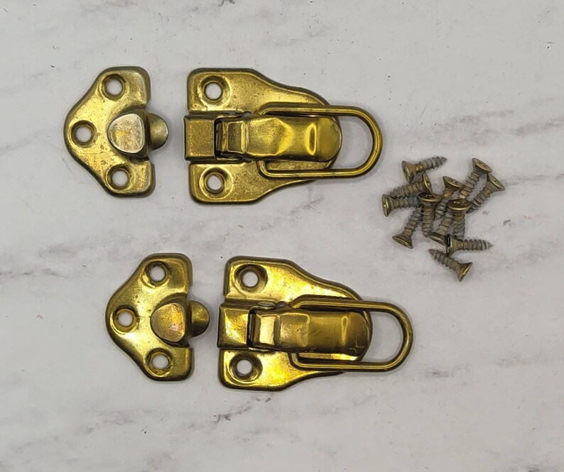 STEAMER TRUNK LATCH Flush Mount Lock W/key Parts - Etsy