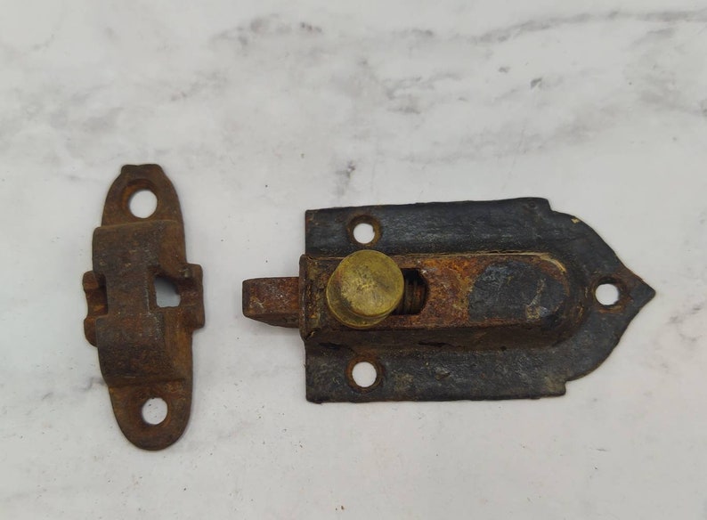 STEAMER TRUNK LATCH Flush Mount Lock W/key Parts - Etsy