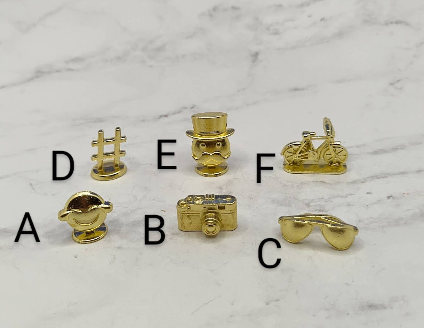 75 Assorted MONOPOLY GAME TOKENS Ms Monopoly Millennials - Etsy UK