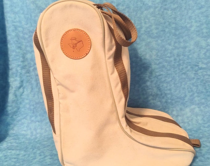 JON HART DESIGN Canvas Boot Bag ~ Cowboy ~ Farm ~ Hiking ~ Military ...