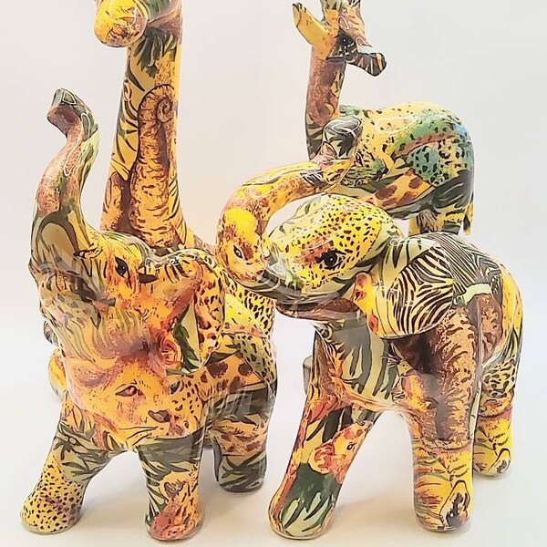 Patchwork Figurines - Etsy