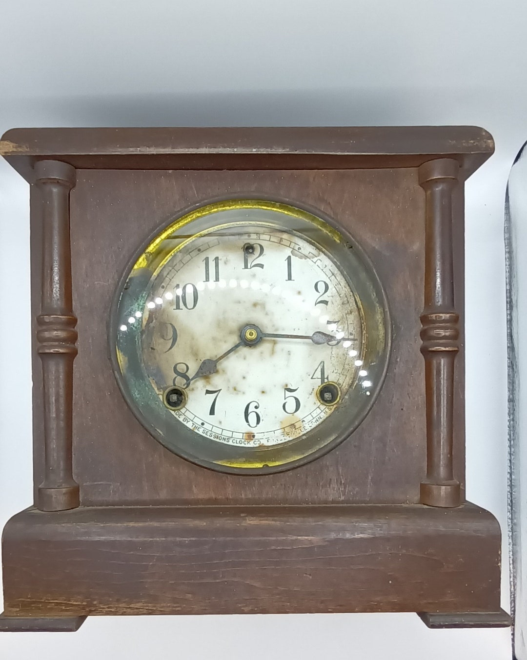 Antique SESSIONS MANTLE CLOCK for Parts ~ Sessions Clock Co Connecticut ...