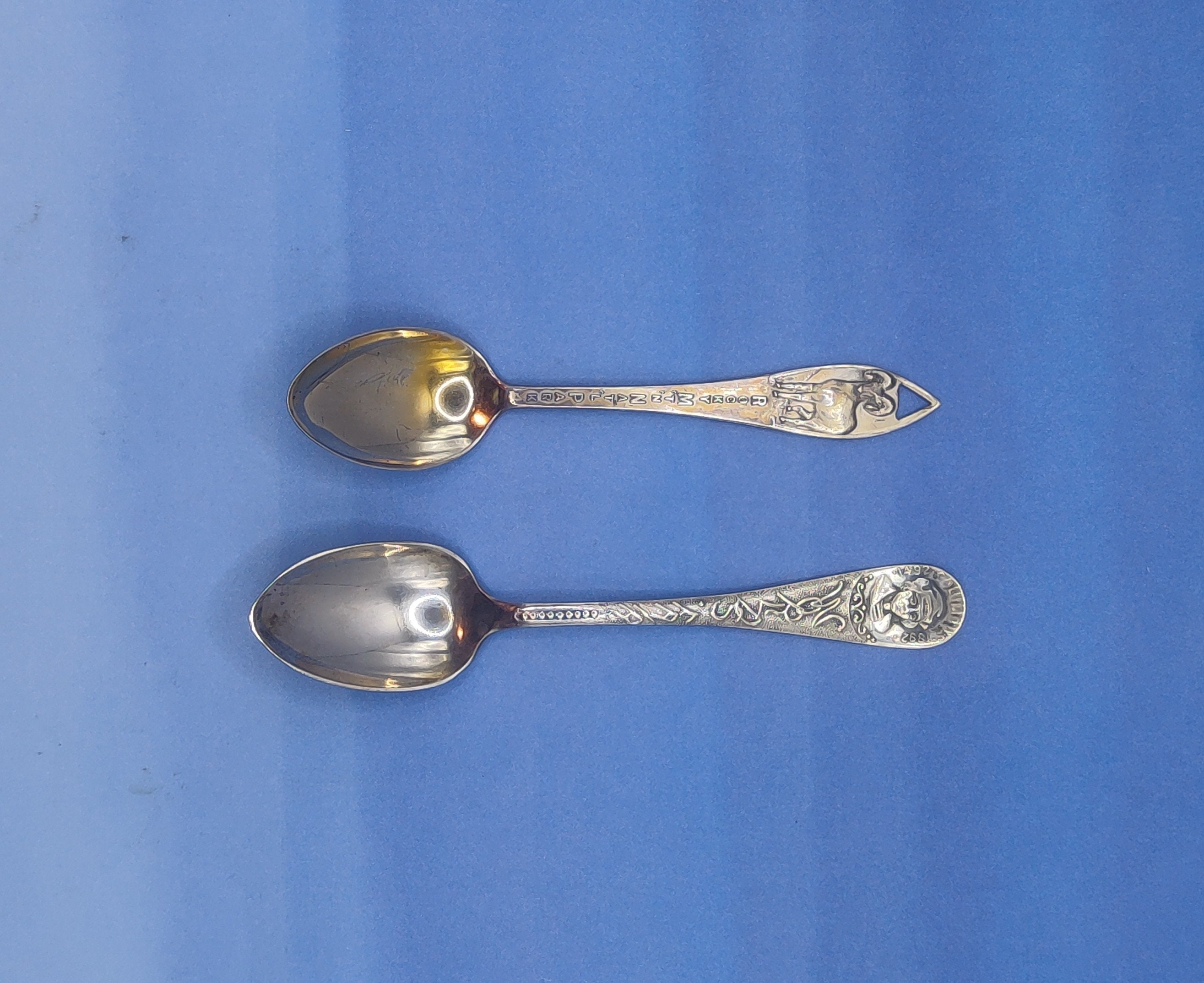 AI Coin Silver Co SOUVENIR SPOON ~ Columbus ~ Rocky Mtn Nat'l Park ...