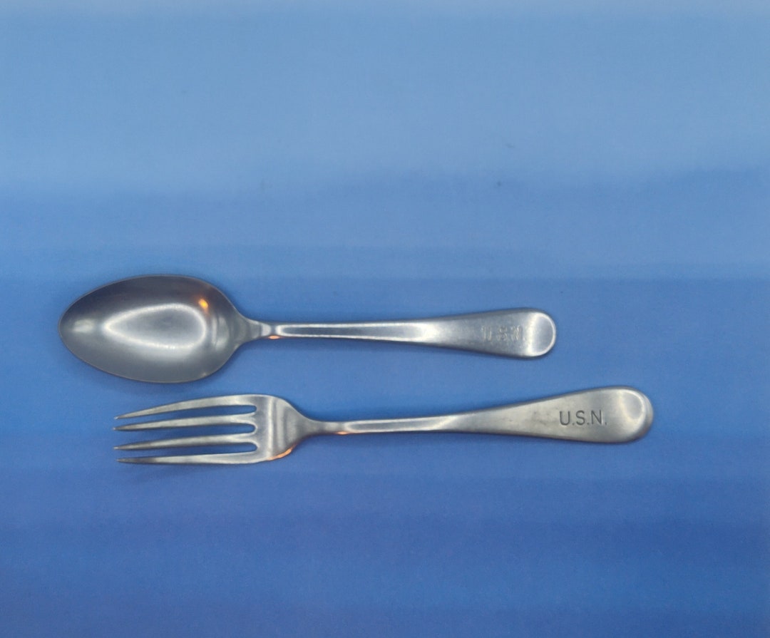 Silco USN Fork or Reed & Barton Spoon or Oneida Usair Fork Vintage WWII ...