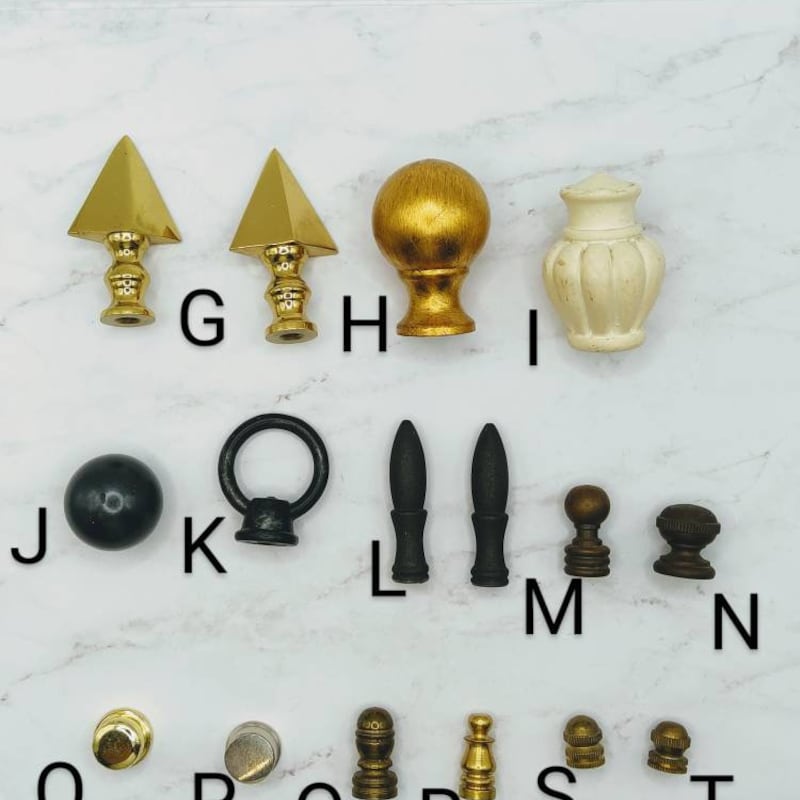 Lamp Finials - Etsy