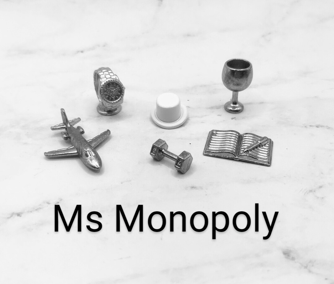 75 Assorted MONOPOLY GAME TOKENS Ms Monopoly Millennials Scooby Doo ...