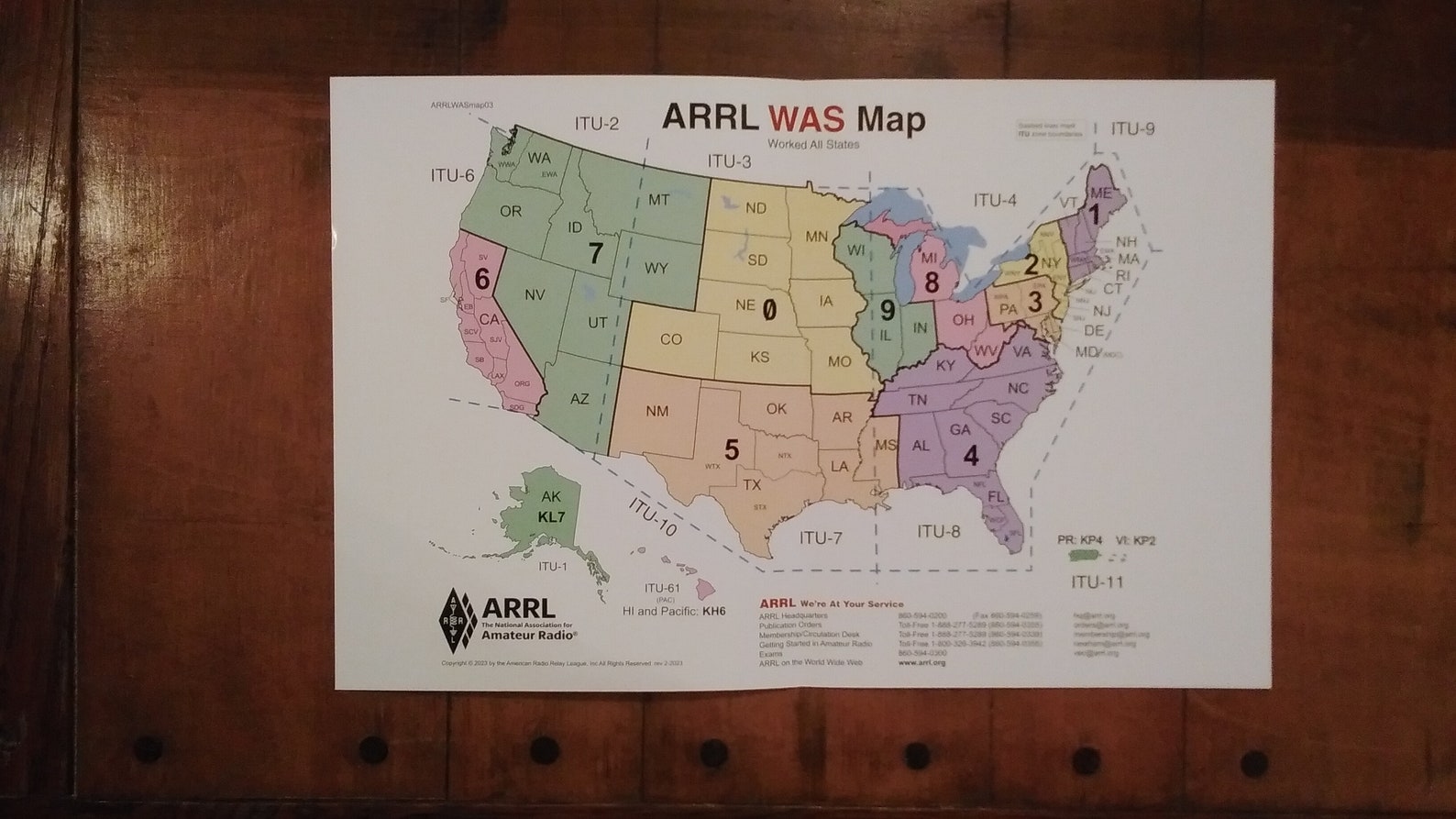Giant ARRL Frequency Chart, US Amateur Radio Bands 11 X 17 - Etsy