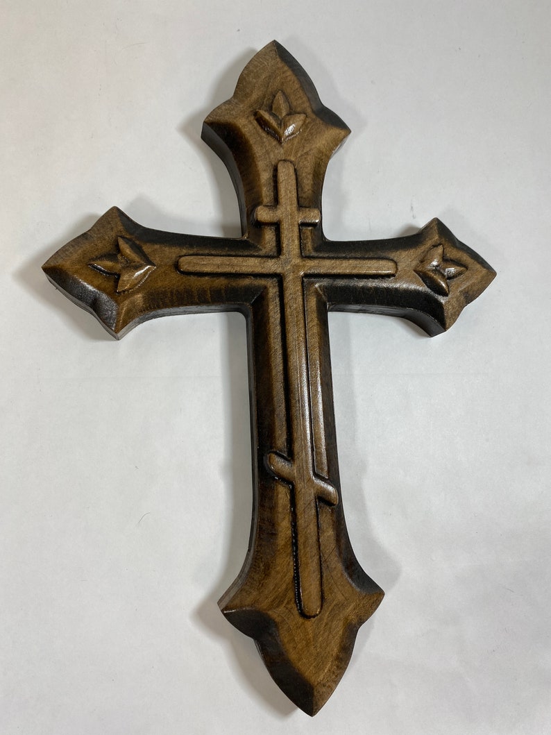Ornate Orthodox Cross Wooden Orthodox Cross Wall Hanging - Etsy