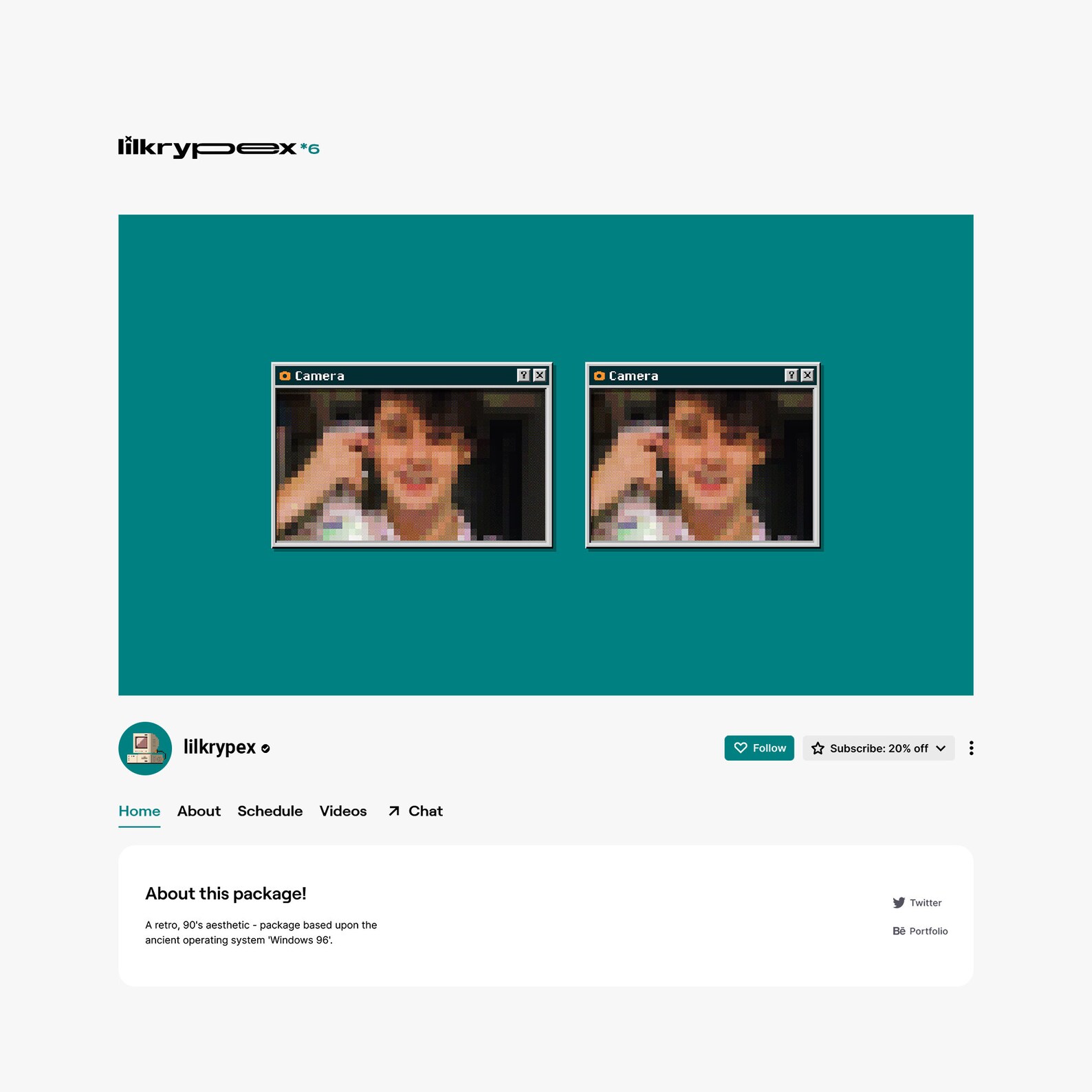 Animated Retro Windows Stream Package | Twitch Overlays, Screens ...