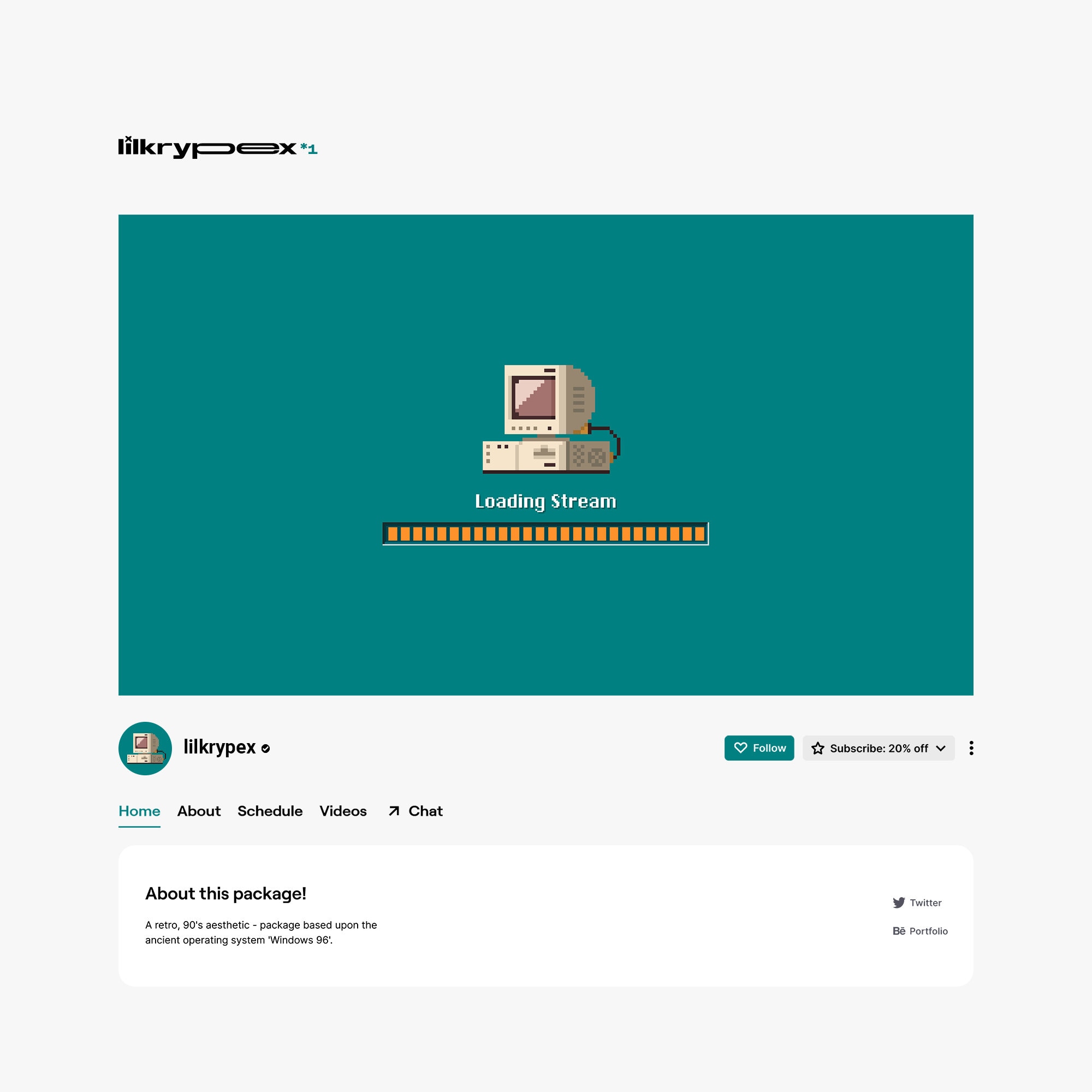 ANIMATED RETRO WINDOWS Stream Package screens Panels - Etsy UK