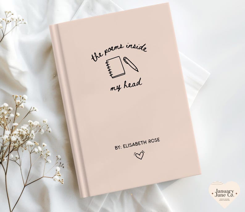 Personalized Poetry Journal, Custom Poem Book, Poetry Notebook, Poet ...