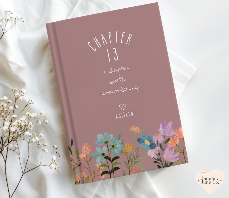 Personalized 13th Birthday Gift Chapter 13 Journal Custom Name Notebook ...
