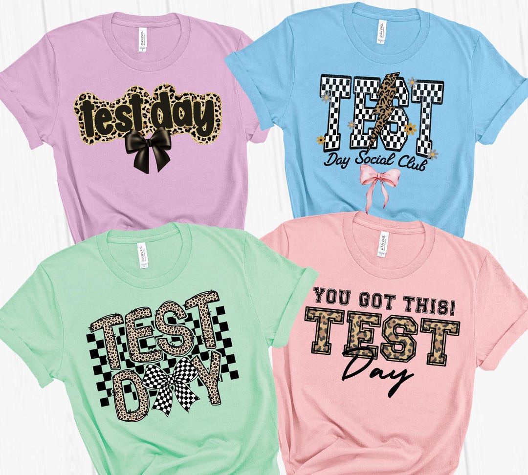 Teacher Test Day Shirt, State Testing Shirt, Teacher Testing Tee ...