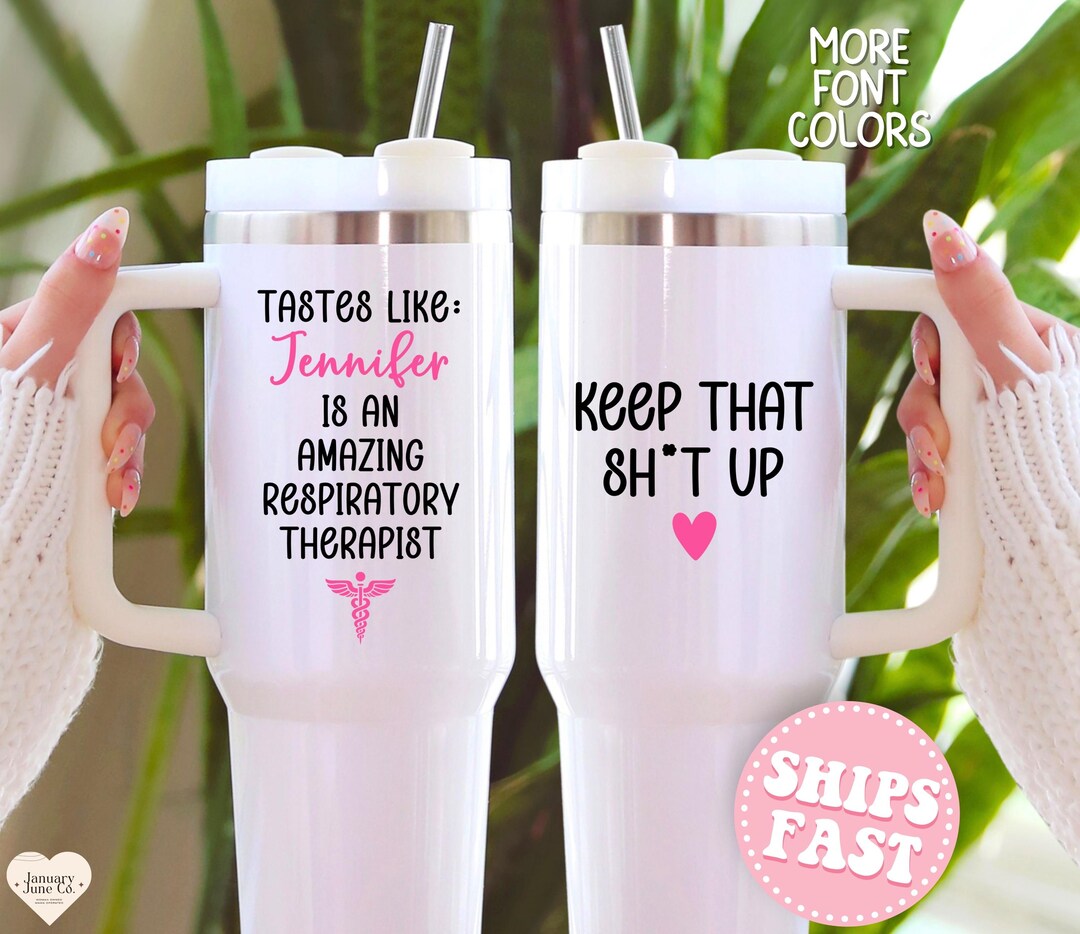 Respiratory Therapist Tumbler 40oz Personalized RT Gift Custom ...