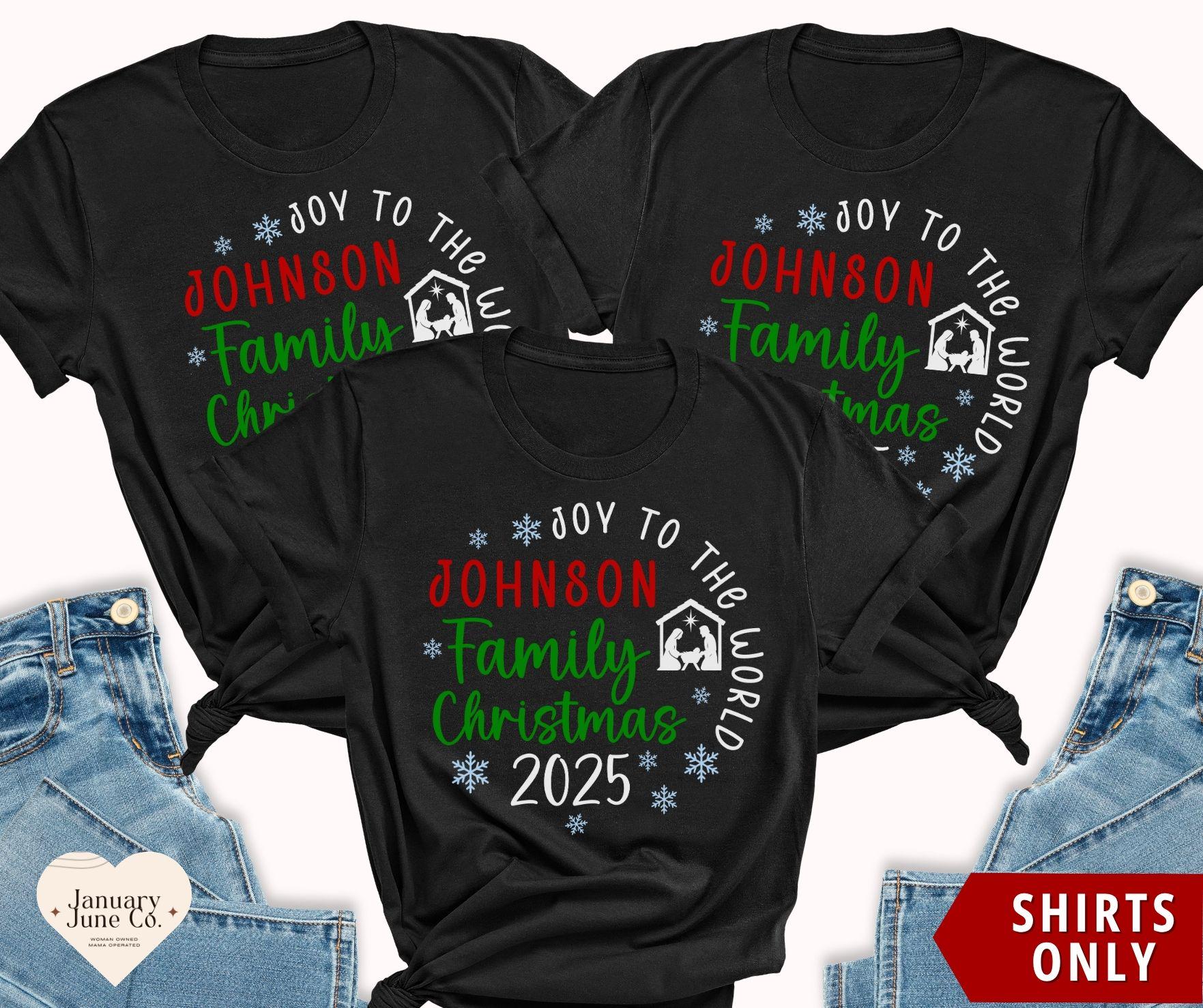 Personalized Religious Christmas Shirts Family Matching Christian ...