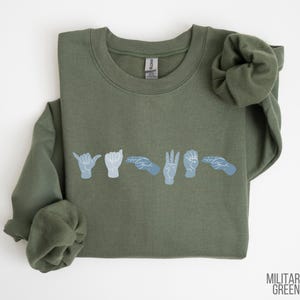 Christian ASL Shirt, ASL Sweatshirt, Yahweh Shirt, American Sign ...