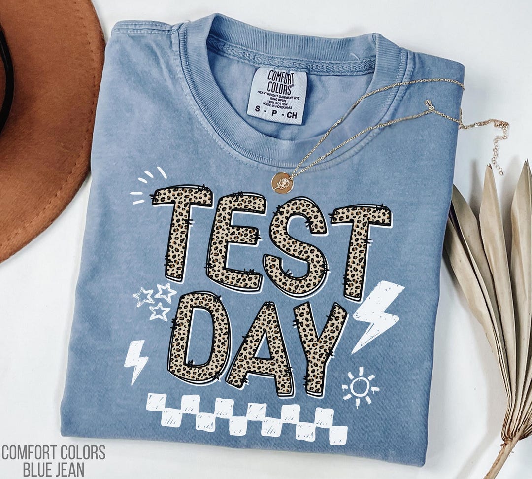 Teacher Test Day Shirt, Comfort Colors State Testing Shirt, Teacher ...
