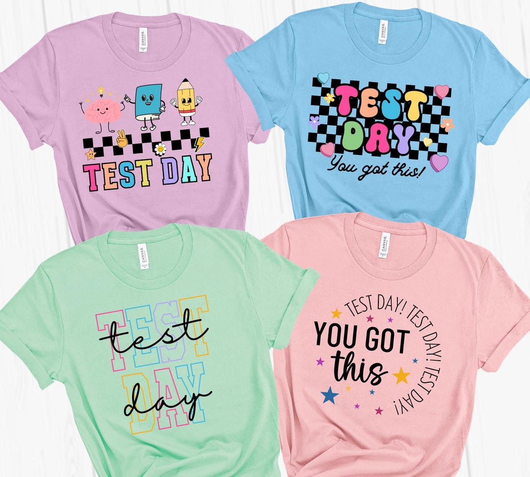 Teacher Test Day Shirt, State Testing Shirt, Teacher Testing Tee ...
