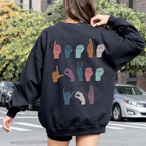 Christian ASL Shirt, ASL Sweatshirt, Jesus Shirt, American Sign ...