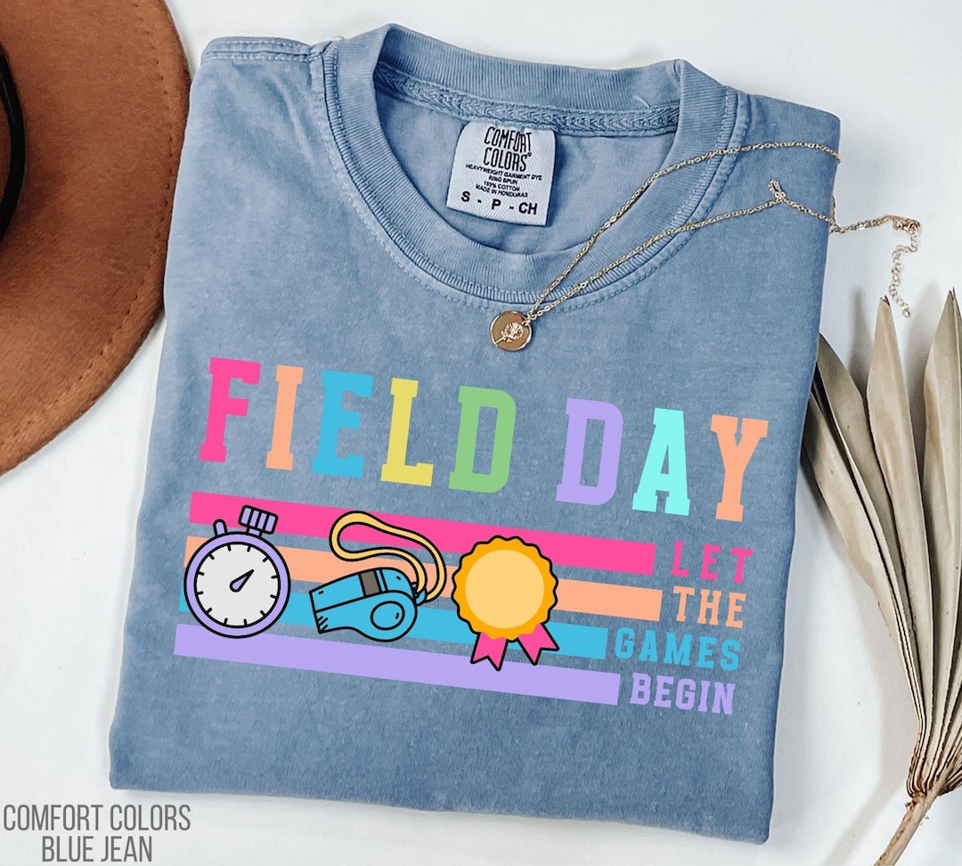 Teacher Field Day Shirt, School Field Day 2025 Shirt, Comfort Colors ...