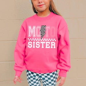 Moto Sis Shirt Girl Motocross Shirt Moto Sister Shirt Sibling Dirt Bike ...