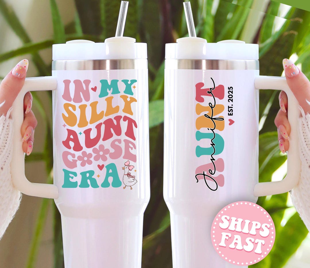 Custom Aunt Tumbler 40 Oz Personalized Aunt Tumbler Gift for Aunt Gift ...