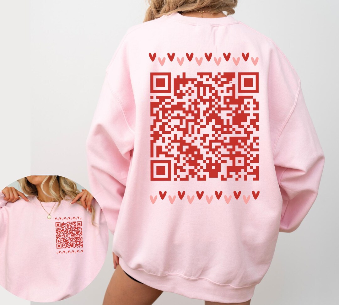 QR Code Second Grade Teacher Valentines Day Shirt, Comfort Color ...