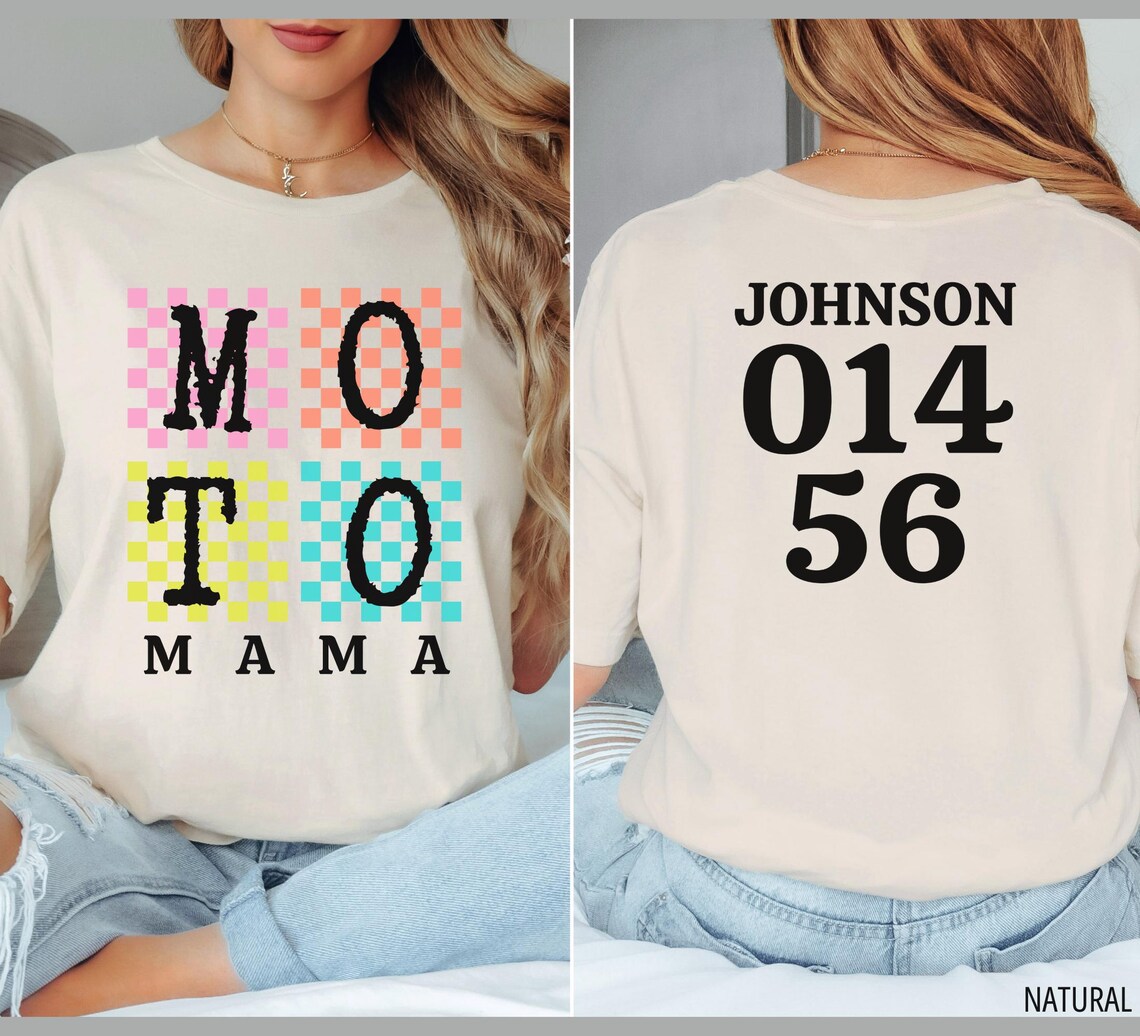 Custom Moto Mom Racing Shirt, Motomom Comfort Colors Shirt, Motocross ...