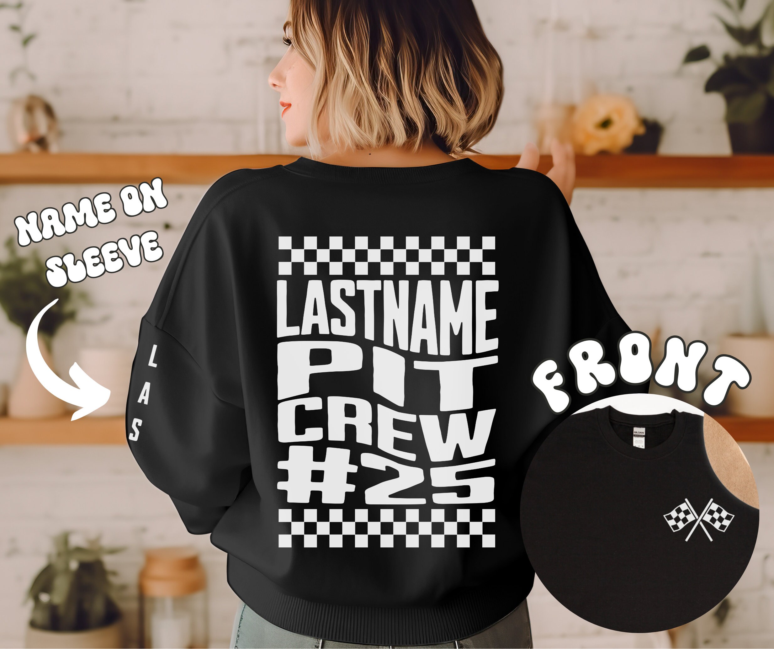 Custom Racing Shirt Motocross Hoodie Sweatshirt, Funny Pit Crew Outfit ...