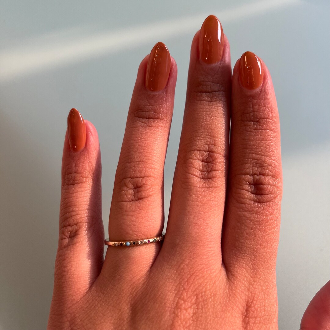 Scosha 10k Gold 9 Stone Stacker Ruby Diamond Turquoise - Etsy