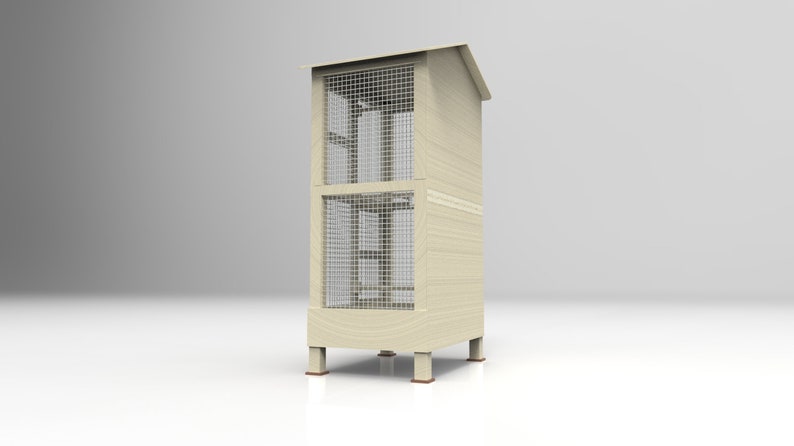 Large Wooden Parrot Cage Plan - Etsy