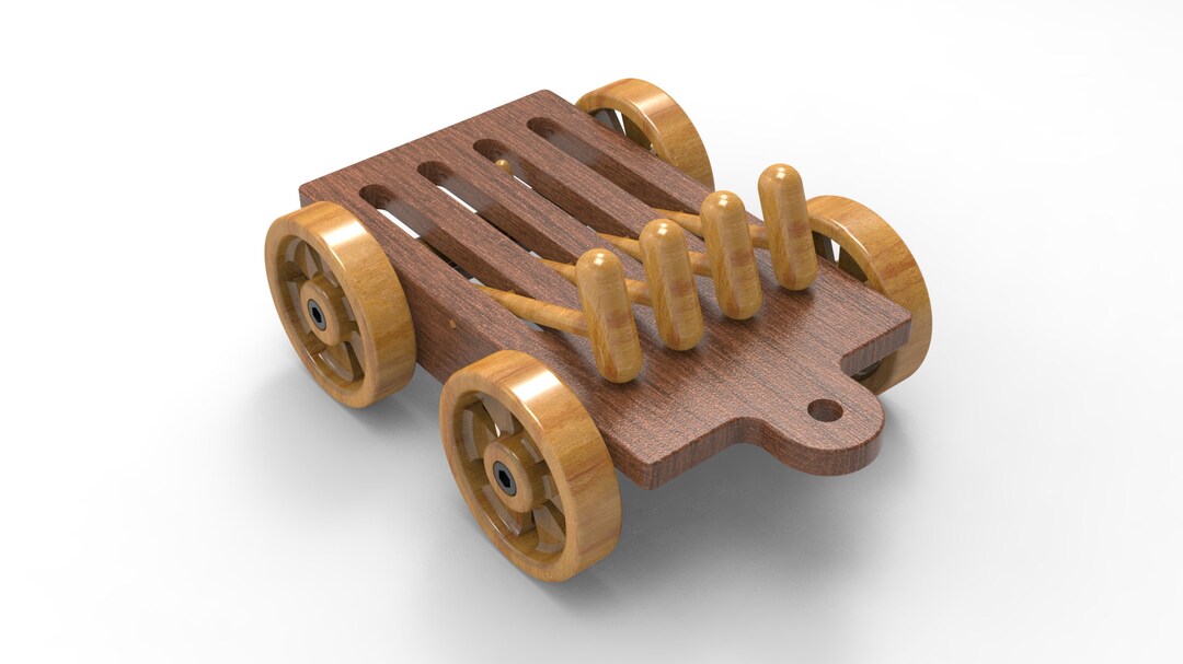 Plan for Retro Hammered Wooden Toy Car - Etsy Canada