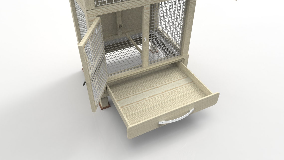 Large Wooden Parrot Cage Plan - Etsy