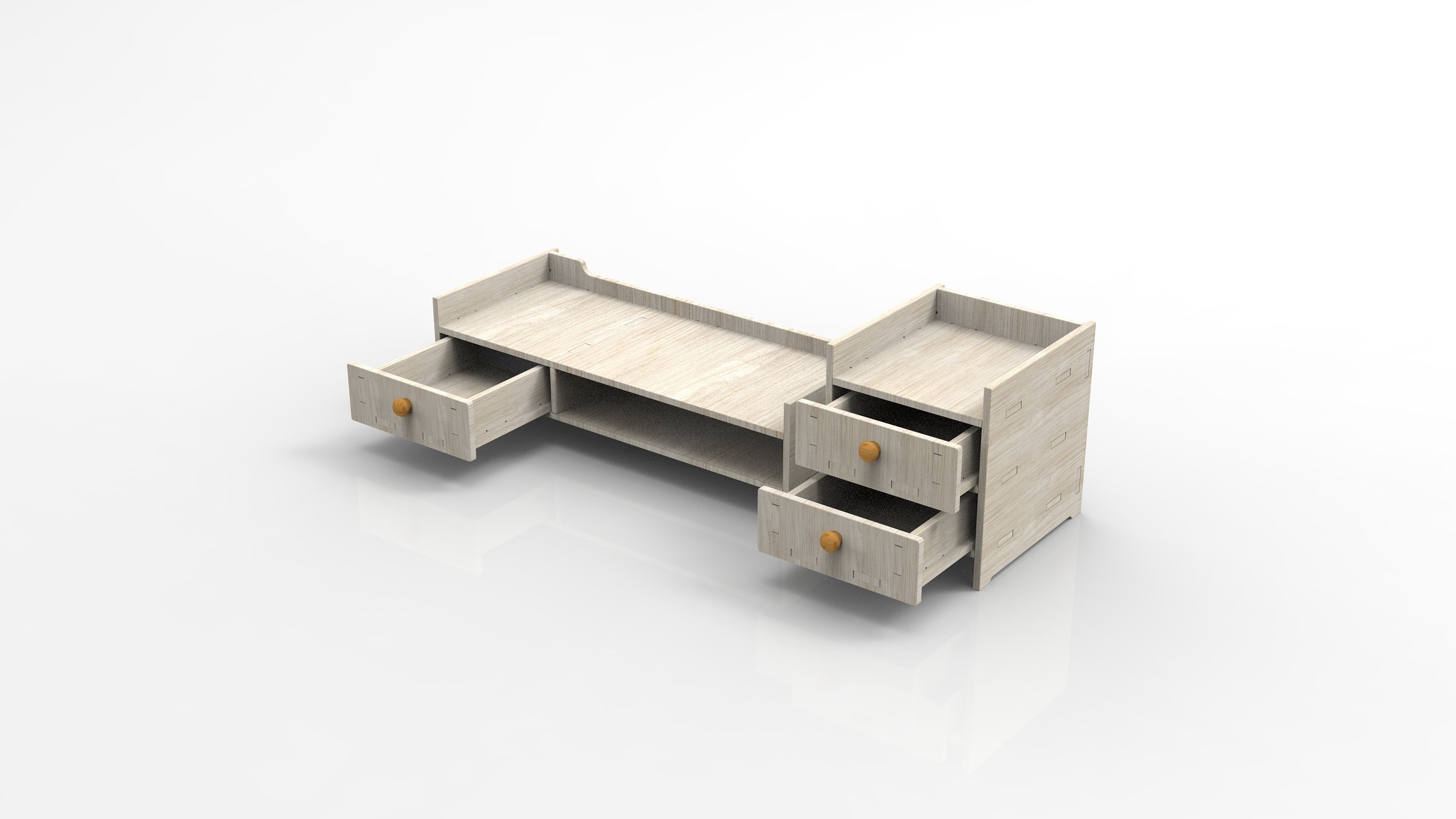 Drawer Computer Elevation Equipment Plan. - Etsy