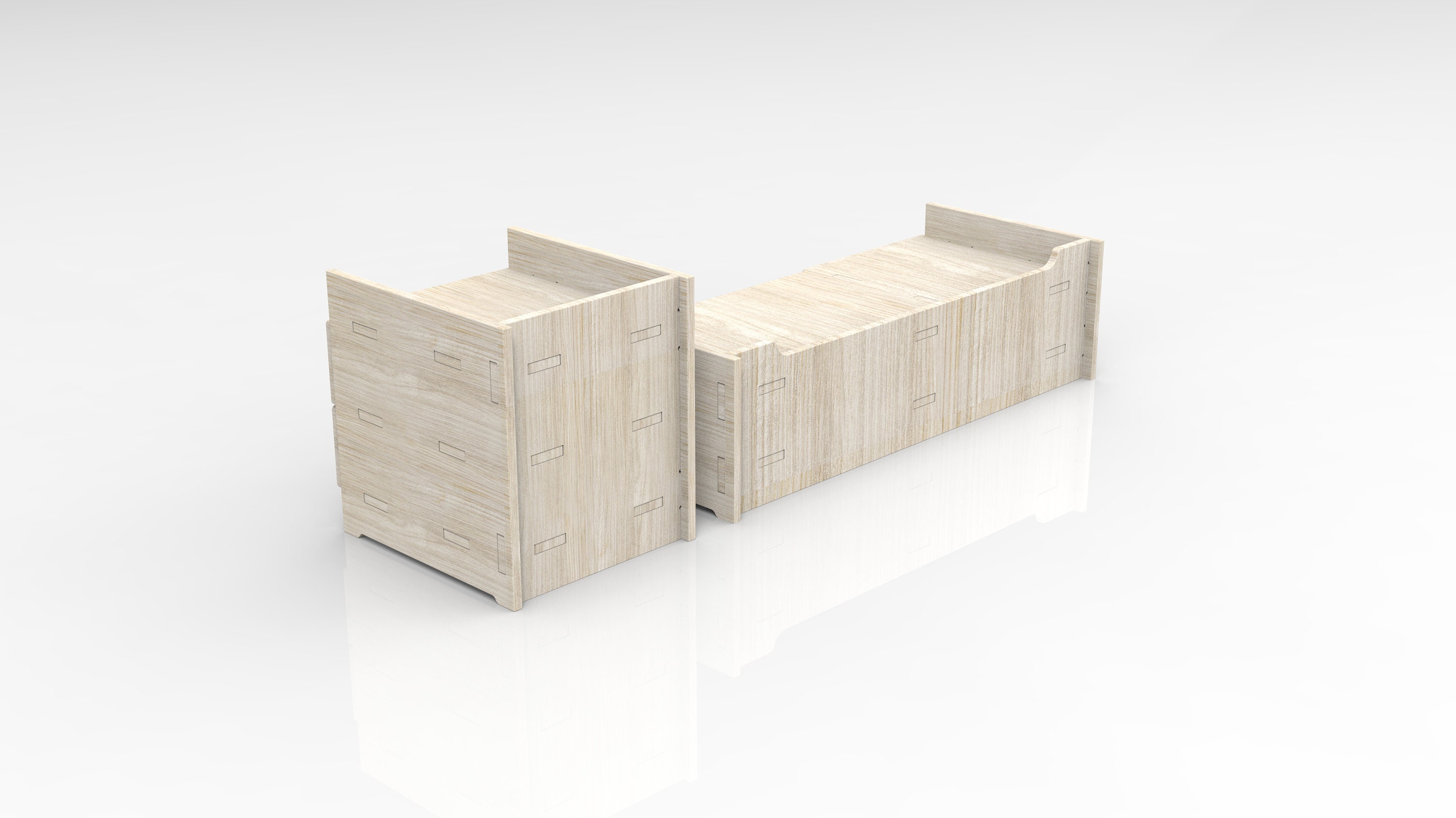 Drawer Computer Elevation Equipment Plan. - Etsy