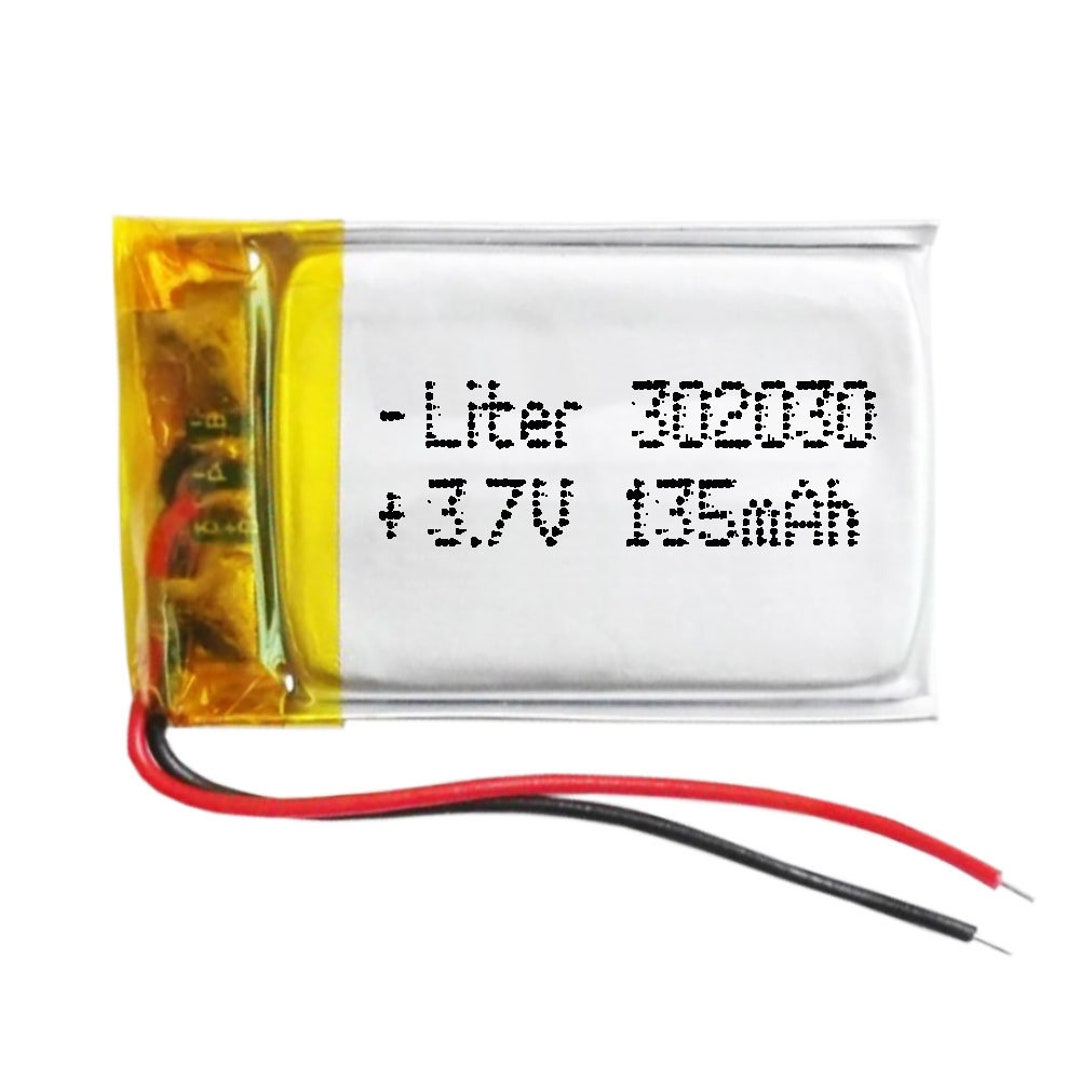 302030 Lipo 3.7V 135mah Battery 0.499wh 1S 5C Liter Energy Battery for ...