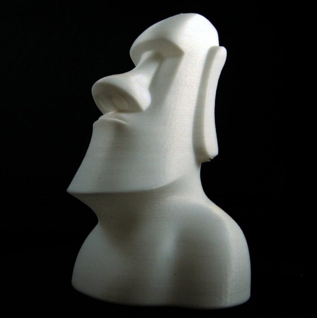 Easter Island Head, Moai Statue, Desk Decor, 3D Printed, Garden Decor ...