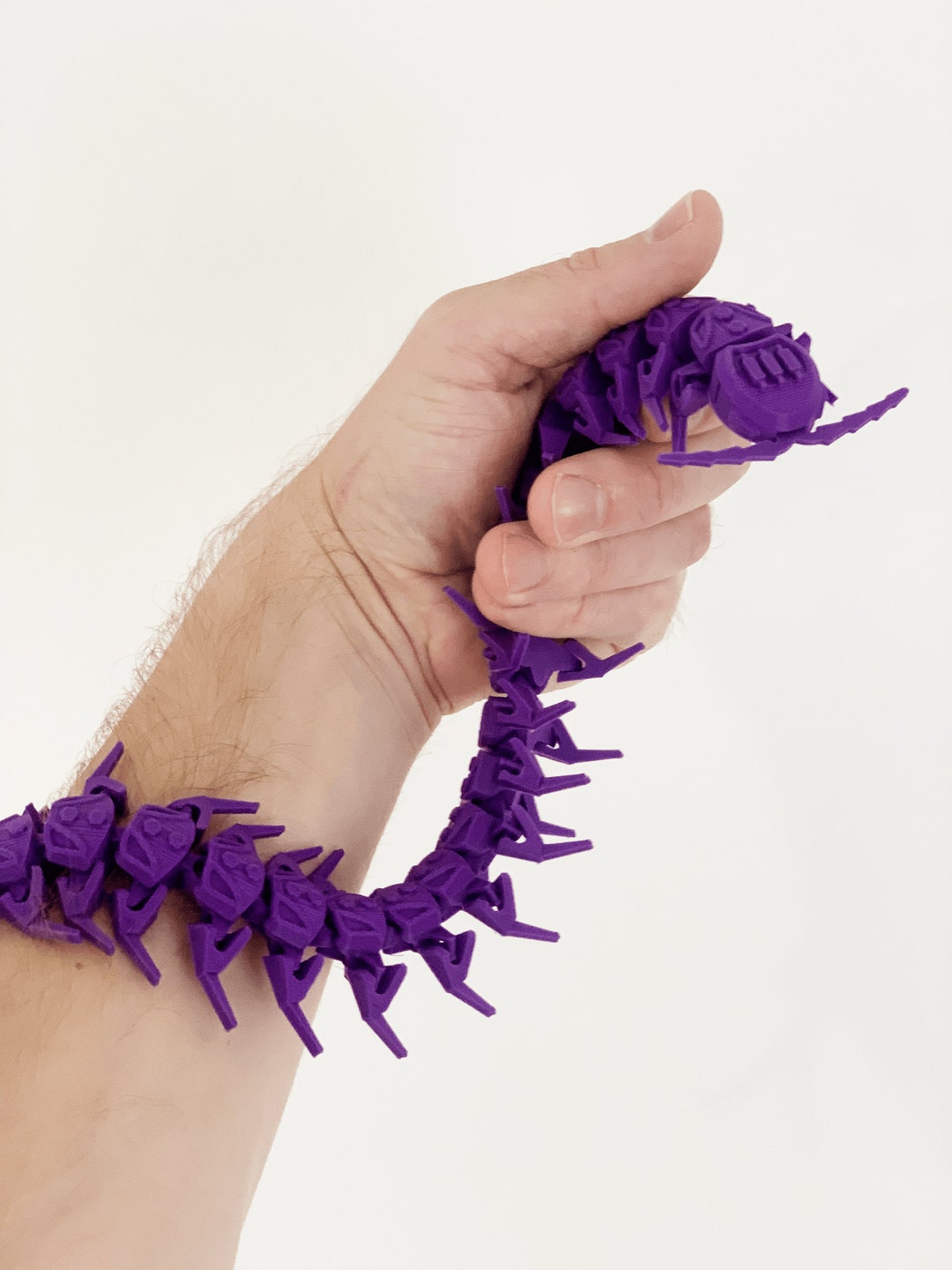 Giant Centipede Fidget Toy, Articulated Fidget Toy, Flexible Fidget Toy ...