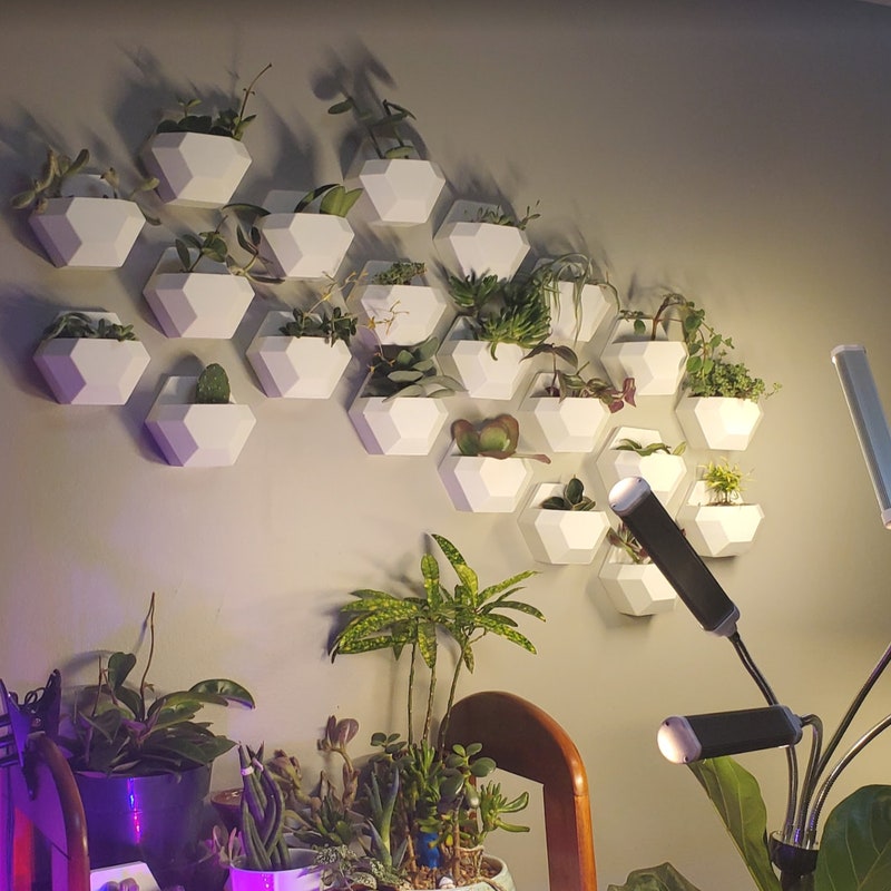 Geometric Wall Planters - Etsy