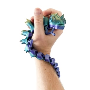 Chameleon Fidget Toy, Articulated Fidget Toy, Flexible Fidget Toy ...