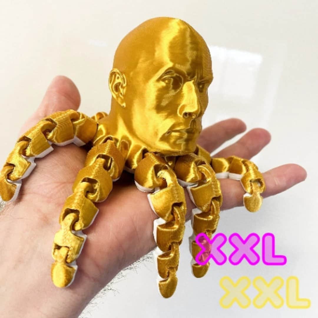 Giant XXL Rocktopus, Dwayne Johnson Octopus, WWE Fidget Toy, Funny ...